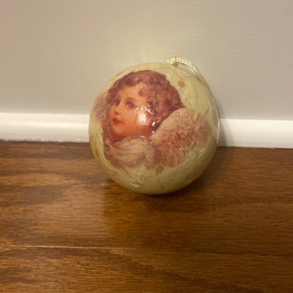 Holiday | Vintage Angel Sphere Ornament | Poshmark